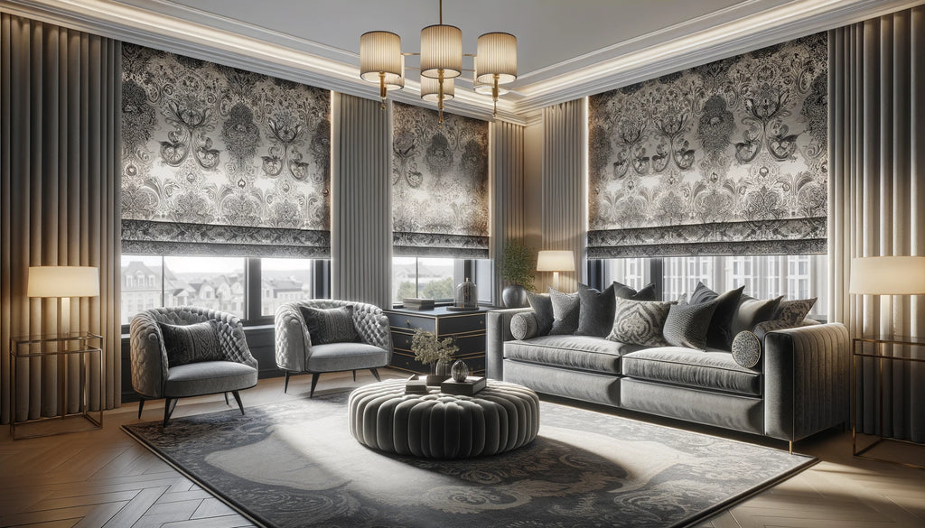 Stylish Elegance: The Rise of Patterned Roman Shades in Modern Decor ...