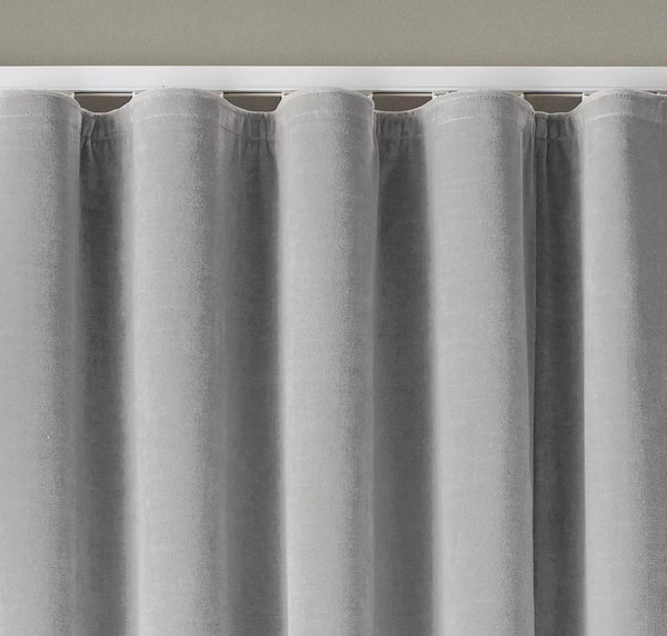 Custom made Velvet s-fold style drapery, Ripple fold curtains Zella, V ...
