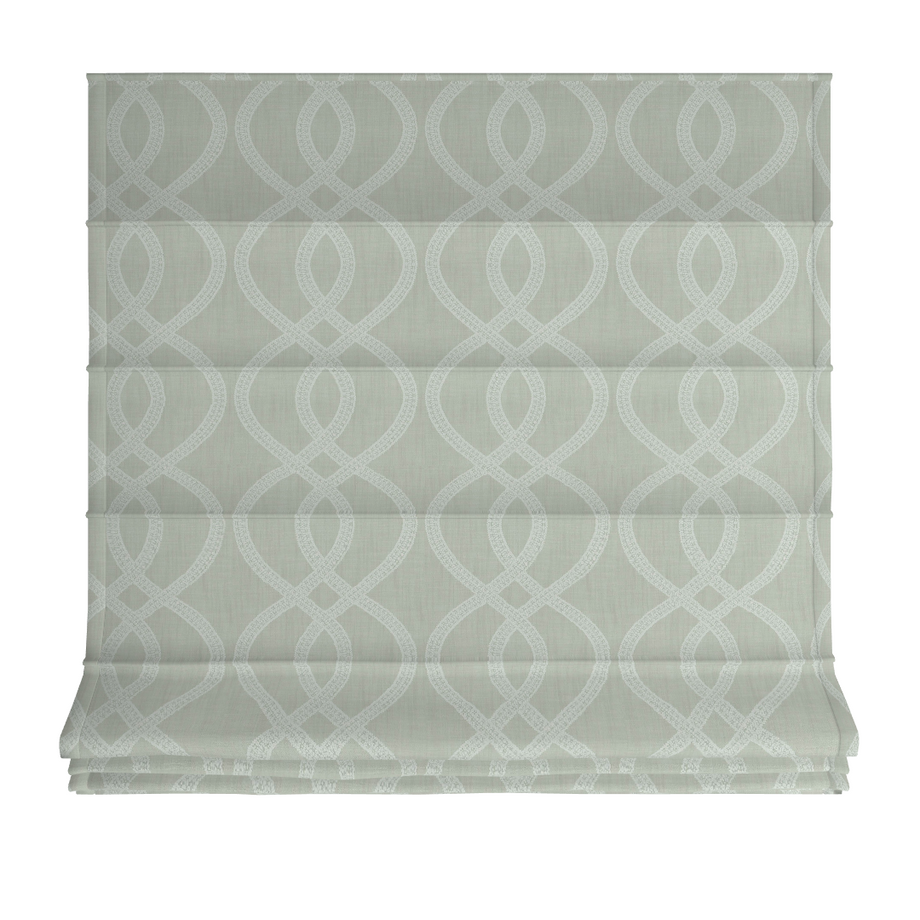 Custom Cascade Roman Shade "Palisades" – LOGANOVA Shades