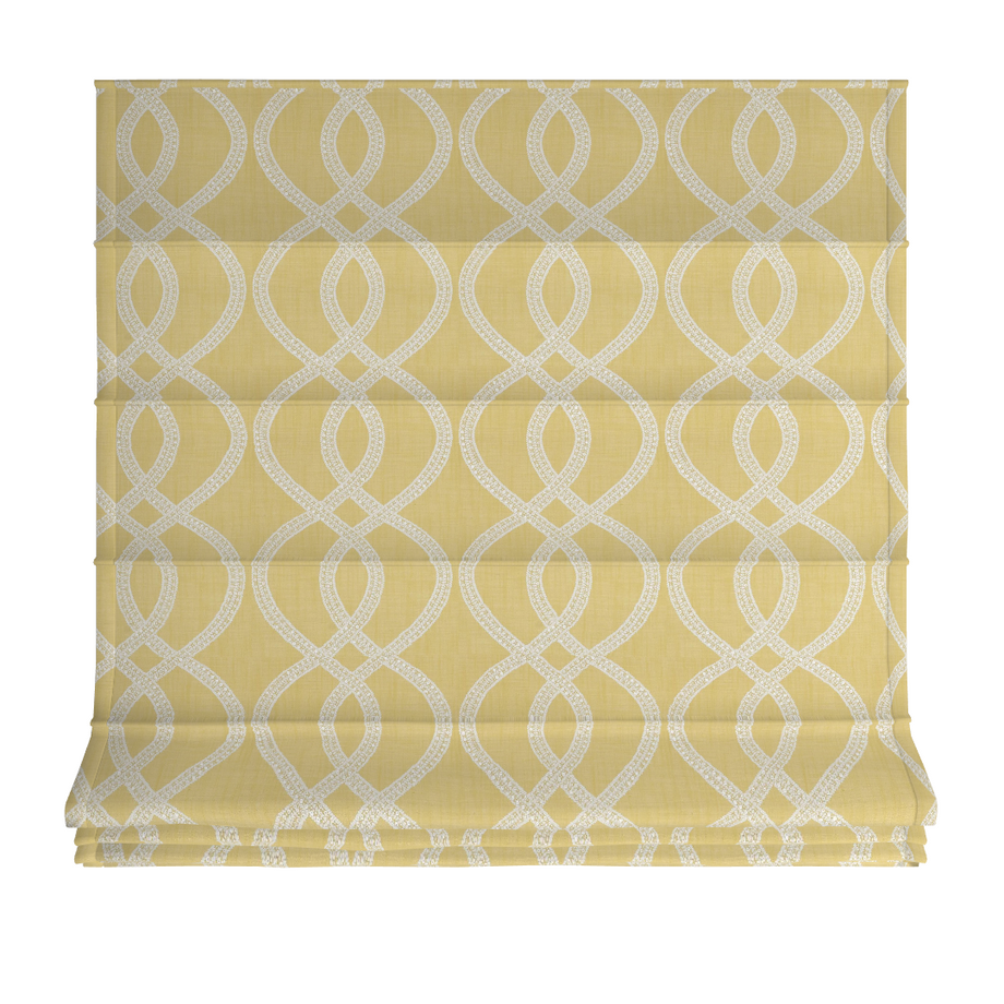 Custom Cascade Roman Shade "Palisades" – LOGANOVA Shades