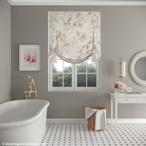 Custom Tulip Roman Shade "Montrose" – LOGANOVA Shades